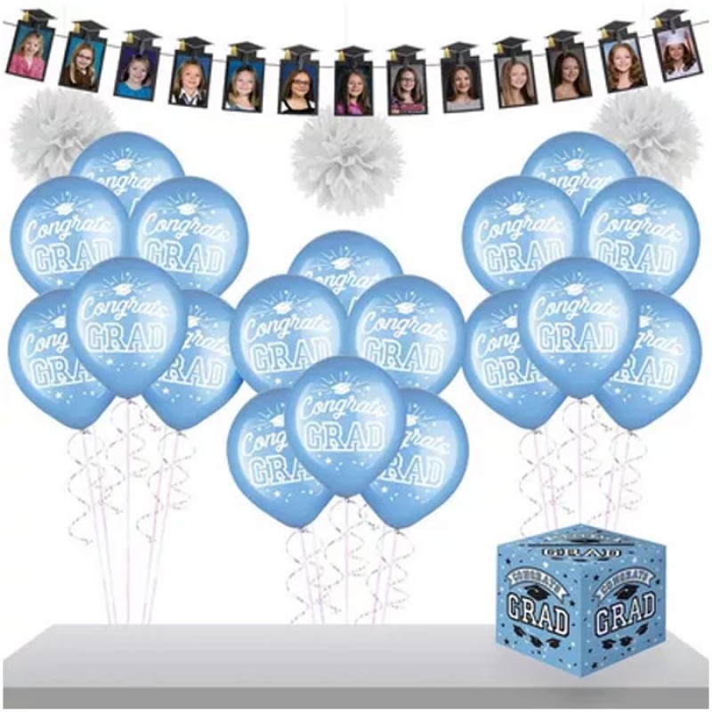 Red Congrats Grad Graduation Gift Table Decorating Kit