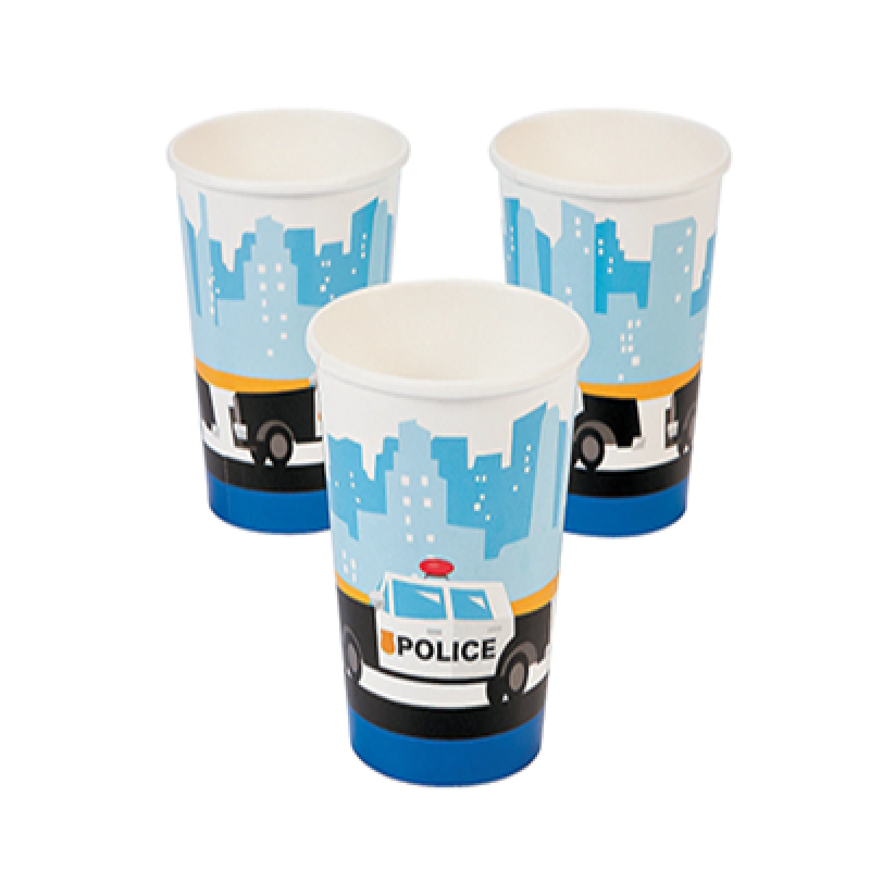 Police Party Cups 8ct